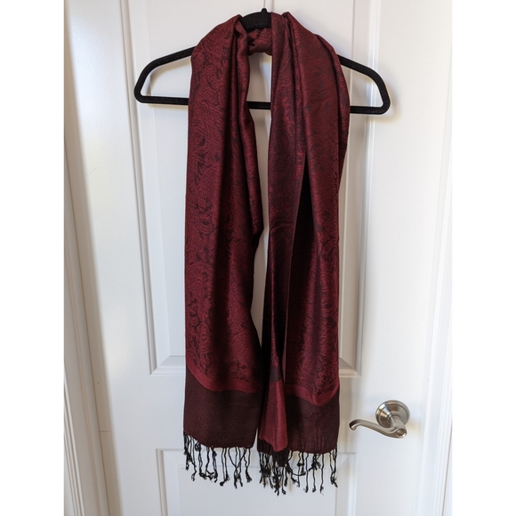 pashmina | Accessories | New Pashmin Red Scarf | Poshmark